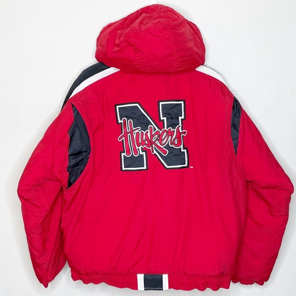 STARTER | Jackets & Coats | Vintage Starter Nebraska Huskers Puffer ...